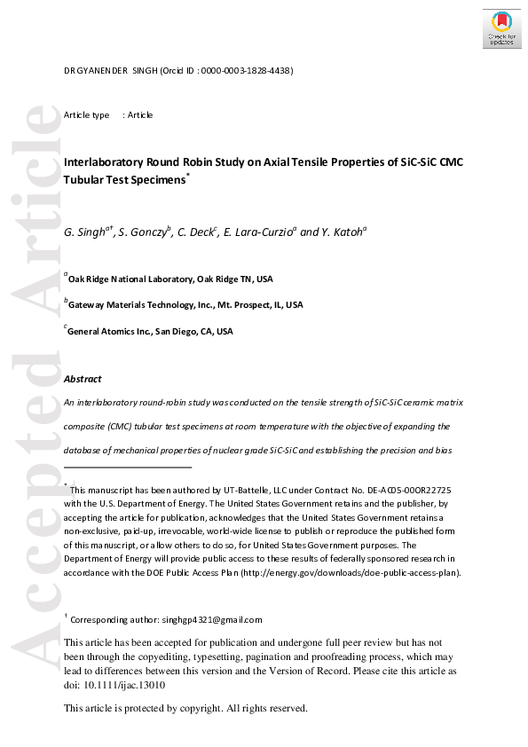 (PDF) Interlaboratory round robin study on axial tensile properties of ...