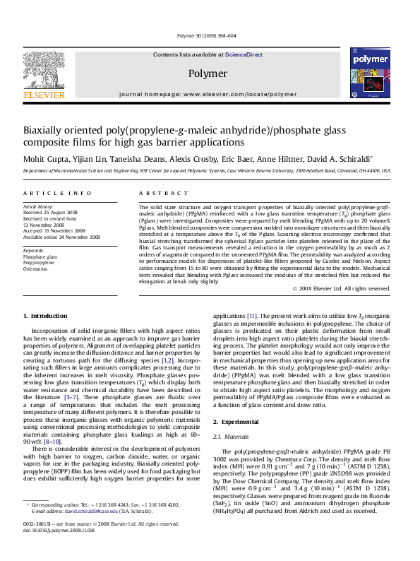 (PDF) Biaxially oriented poly(propylene-g-maleic anhydride)/phosphate ...