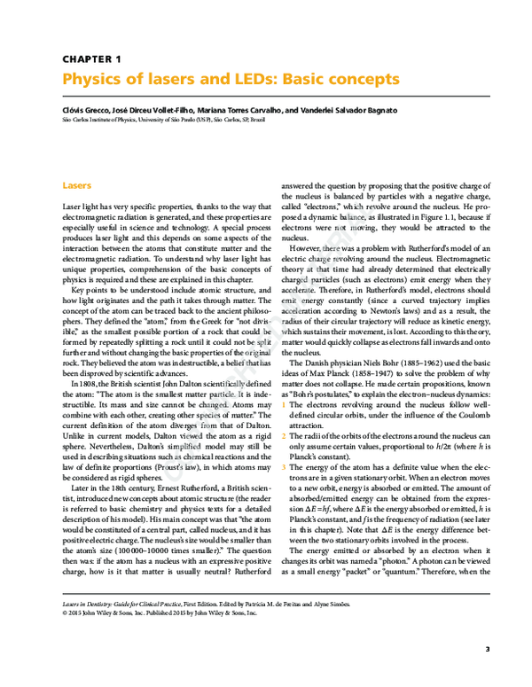 (PDF) Physics of lasers and LEDs
