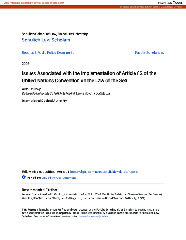 (PDF) Issues Associated with the Implementation of Article 82 of the ...