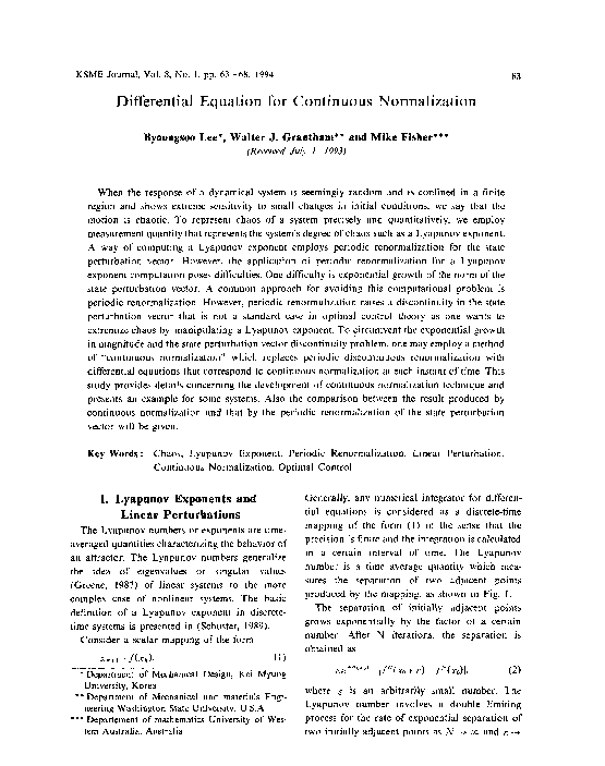 (PDF) Differential equation for continuous normalization | Byoungsoo Lee - Academia.edu