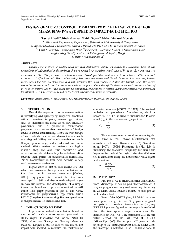 (PDF) Design of Microcontroller-Based Portable Instrument for Measuring ...