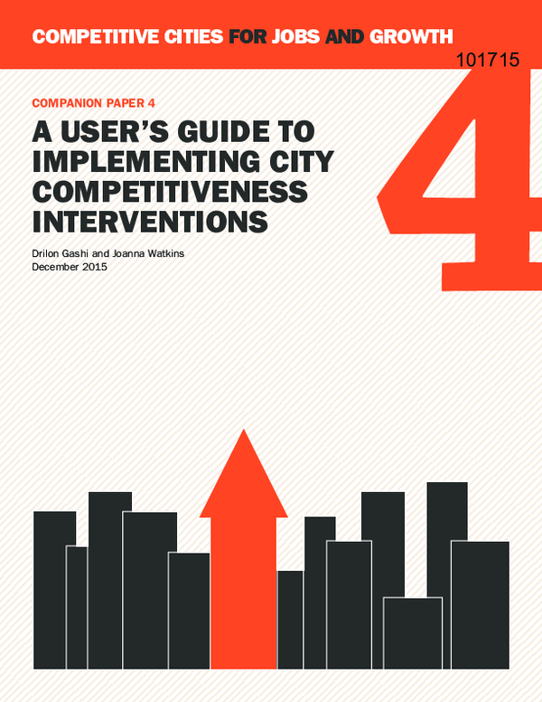 (PDF) A user's guide to implementing city competitiveness interventions
