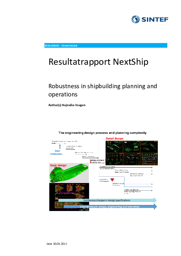 (PDF) Robustness in shipbuilding planning and operations- Summary ...