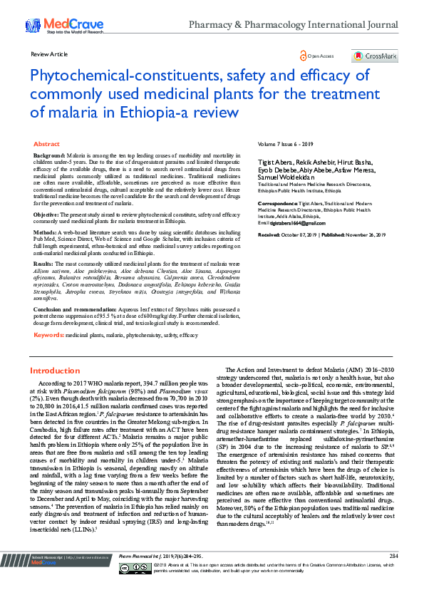 (PDF) Phytochemical-constituents, safety and efficacy of commonly used medicinal plants for the ...