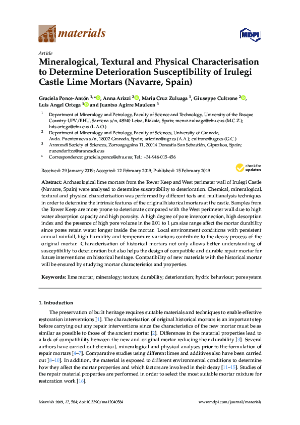 (PDF) Mineralogical, Textural and Physical Characterisation to ... (PDF) Mineralogical, Textural and Physical Characterisation to ...