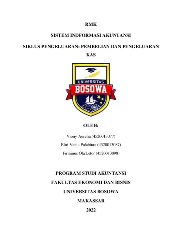 (PDF) RMK SIA Siklus Pengeluaran