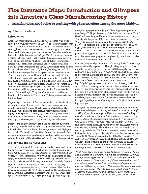 (PDF) Fire Insurance Maps: Introduction and Glimpses into America's ...