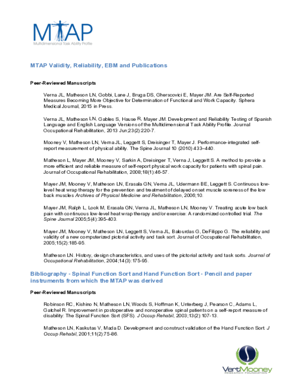 (PDF) Development and Reliability Testing of Spanish Language and ...