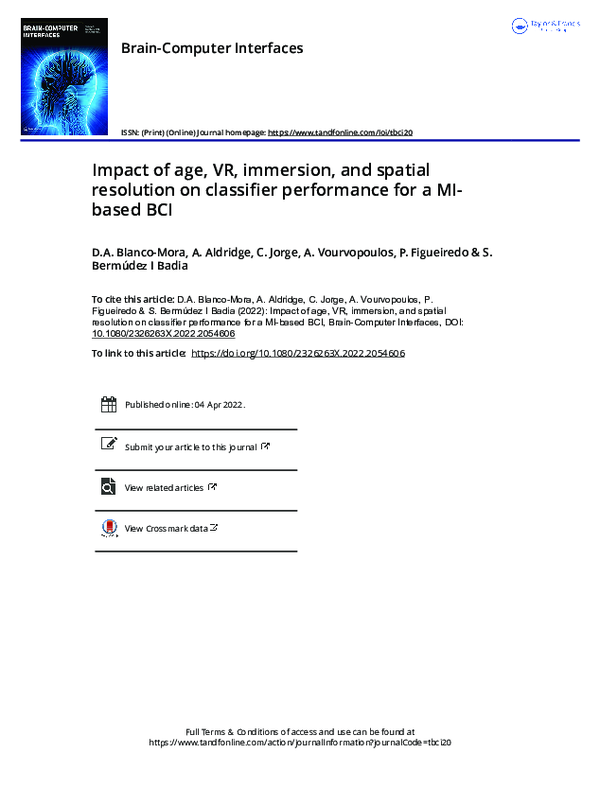 (PDF) Brain-Computer Interfaces