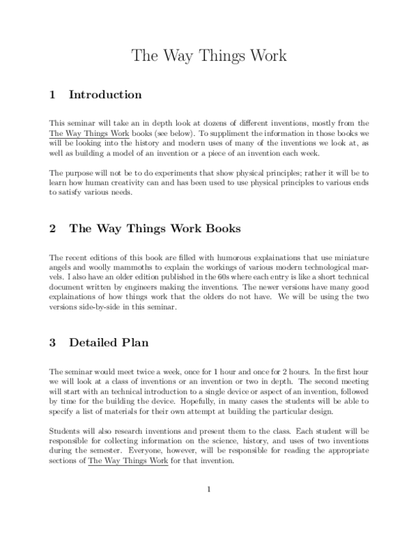 (PDF) The Way Things Work