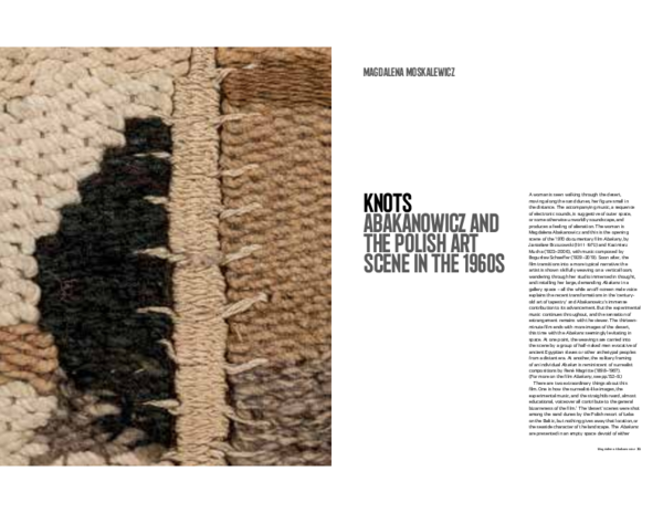 (PDF) Knots: Abakanowicz and the Polish Art Scene in the 1960s