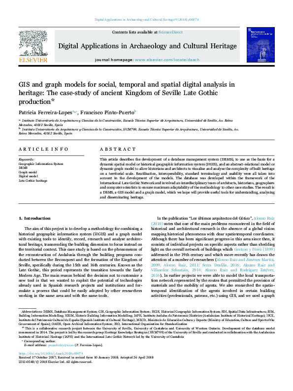 (PDF) GIS and graph models for social, temporal and spatial digital ...