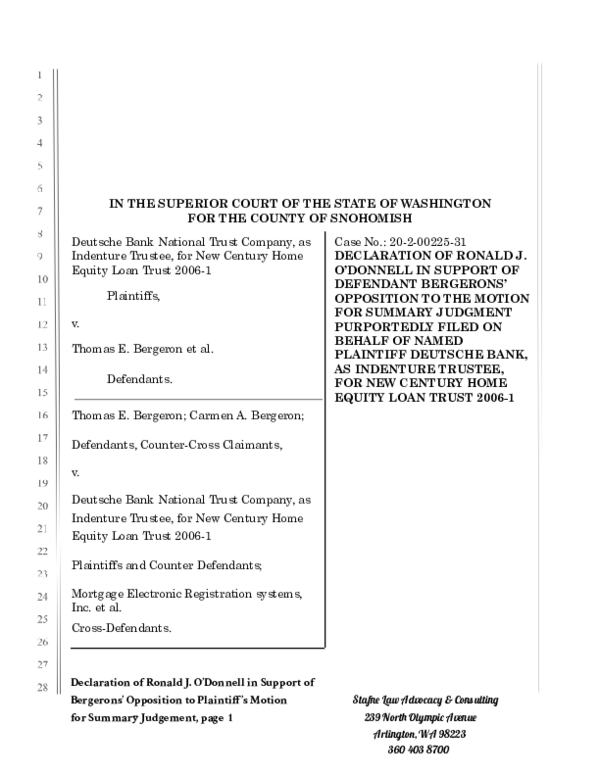 (PDF) Snohomish County, Washington Superior Court - Deutsche Bank ...