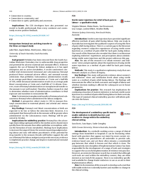 (PDF) Sterile water injections for relief of back pain in labour – a ...