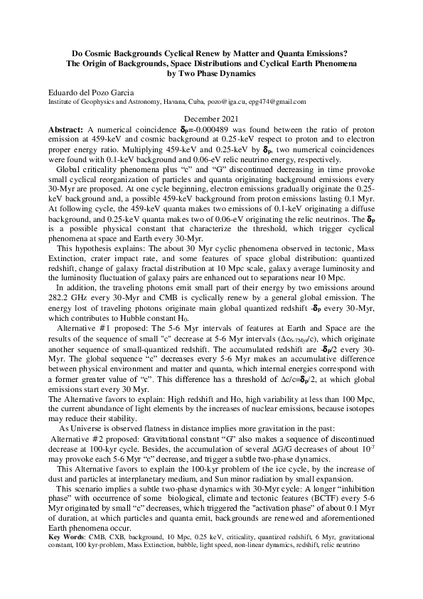 (PDF) An alternative interpretation to BOOMERanG experiment results ...