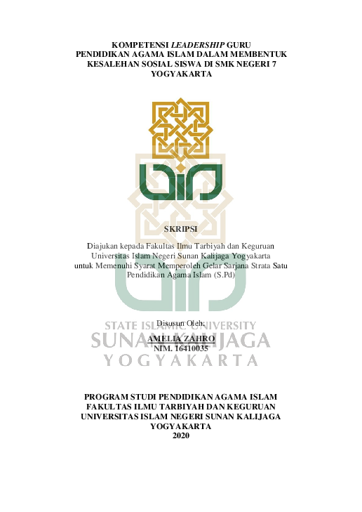 (PDF) Kompetensi Leadership Gurupendidikan Agama Islam Dalam ...