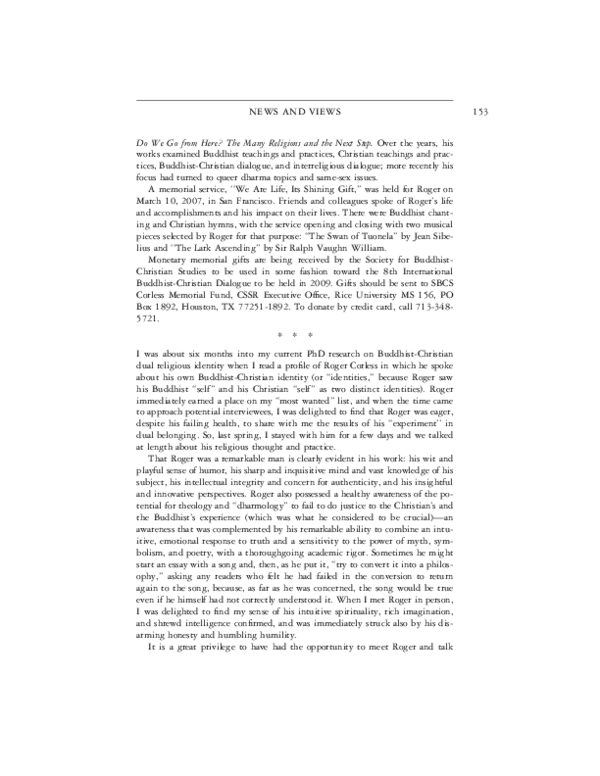 (PDF) Remembering Professor Corless