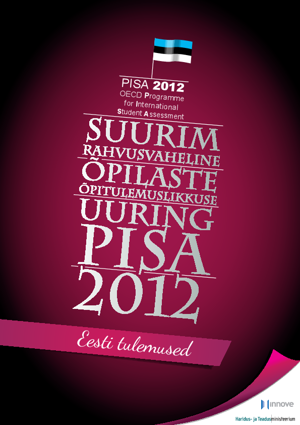 (PDF) PISA 2012-Eesti tulemused