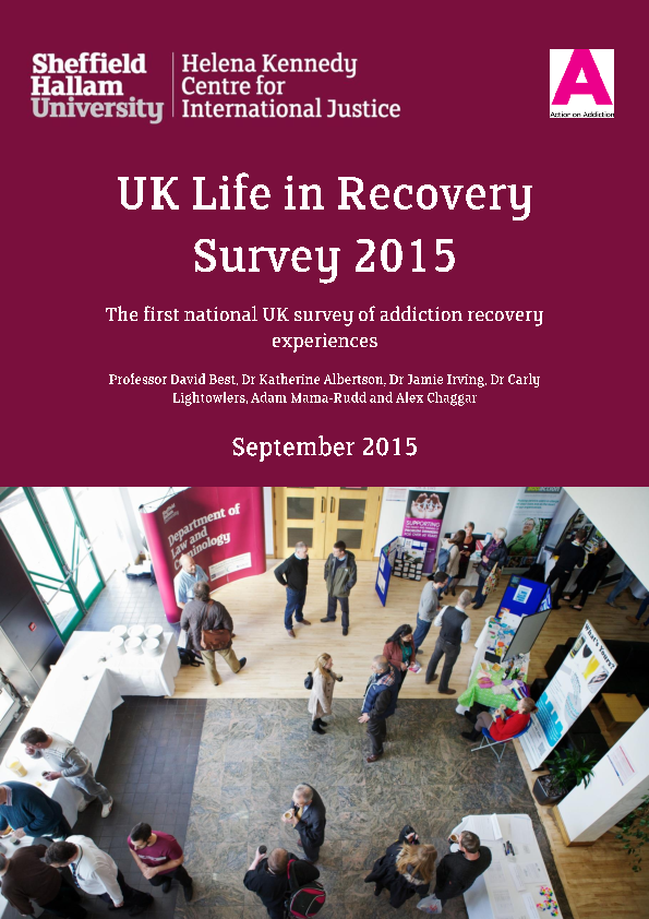 (PDF) The UK Life in Recovery Survey 2015 : the first national UK ...