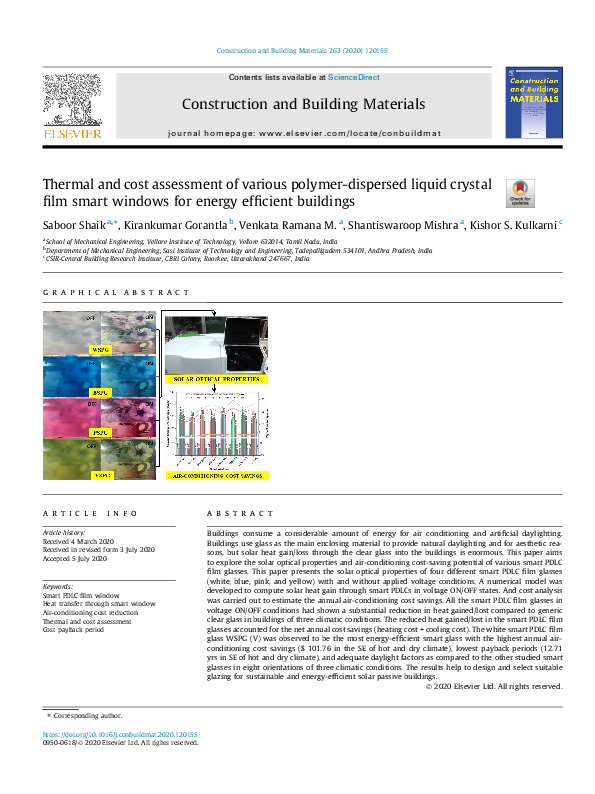 (PDF) Thermal and cost assessment of various polymer-dispersed liquid ...