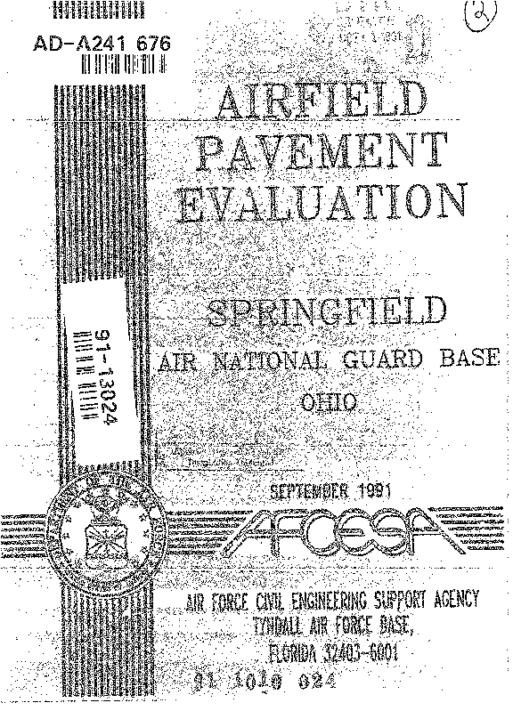 (PDF) Airfield Pavement Evaluation: Springfield Air National Guard Base ...