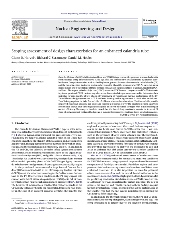 (PDF) Scoping assessment of design characteristics for an enhanced ...