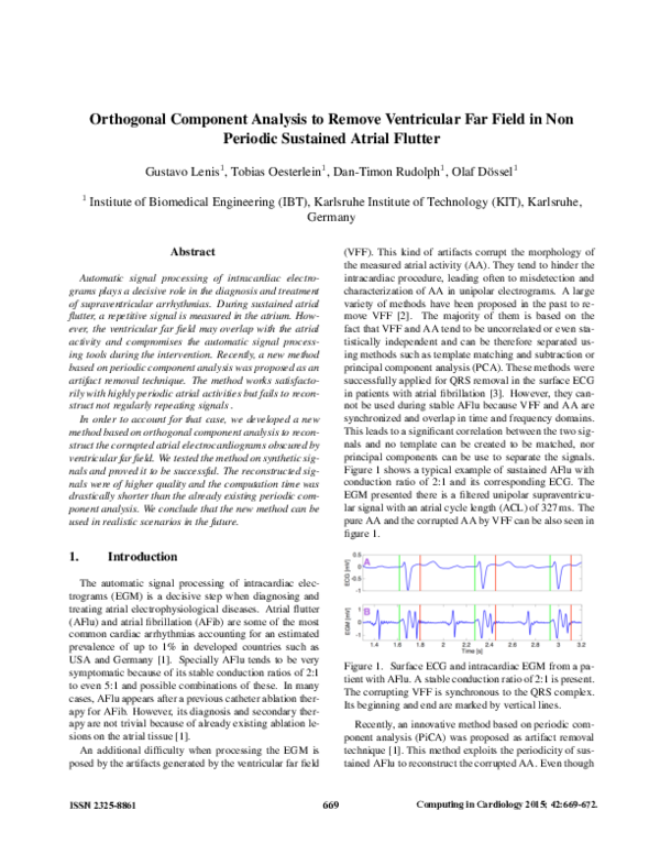 (PDF) Orthogonal component analysis to remove ventricular far field in non periodic sustained ...