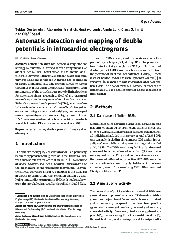 (PDF) Automatic detection and mapping of double potentials in ...