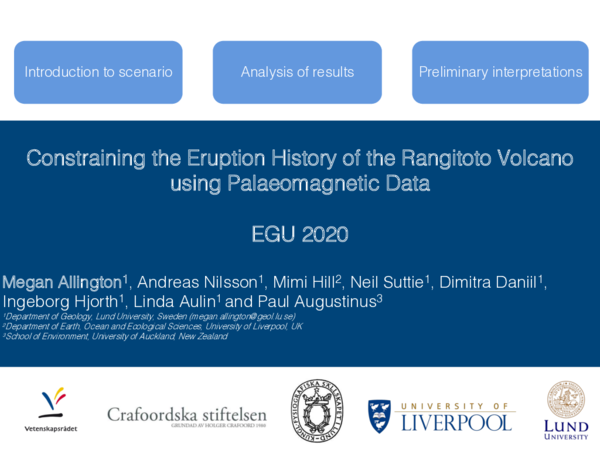 (PDF) Constraining the Eruption History of the Rangitoto Volcano using ...