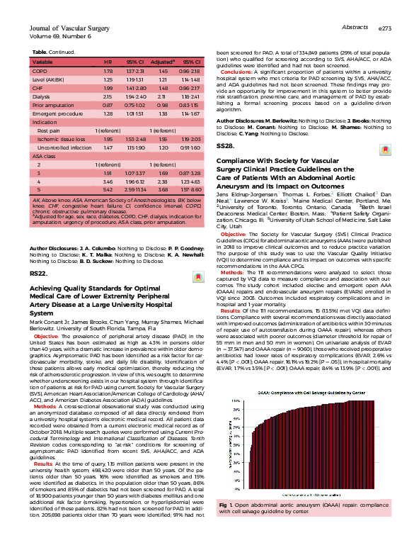 (PDF) RS22. Achieving Quality Standards for Optimal Medical Care of ...