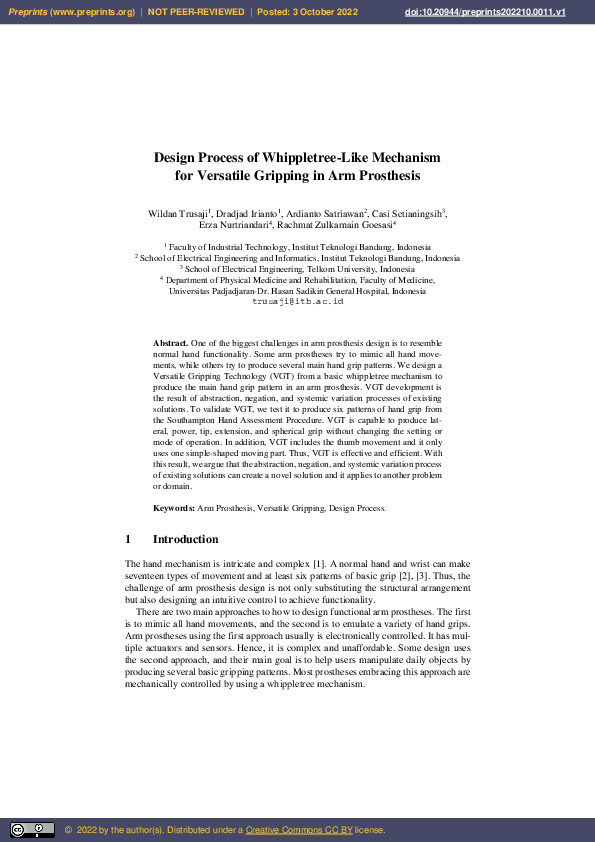(PDF) Design Process of Whippletree-Like Mechanism for Versatile ...