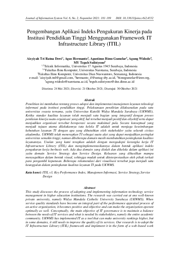 (PDF) Pengembangan Aplikasi Indeks Pengukuran Kinerja pada Institusi ...