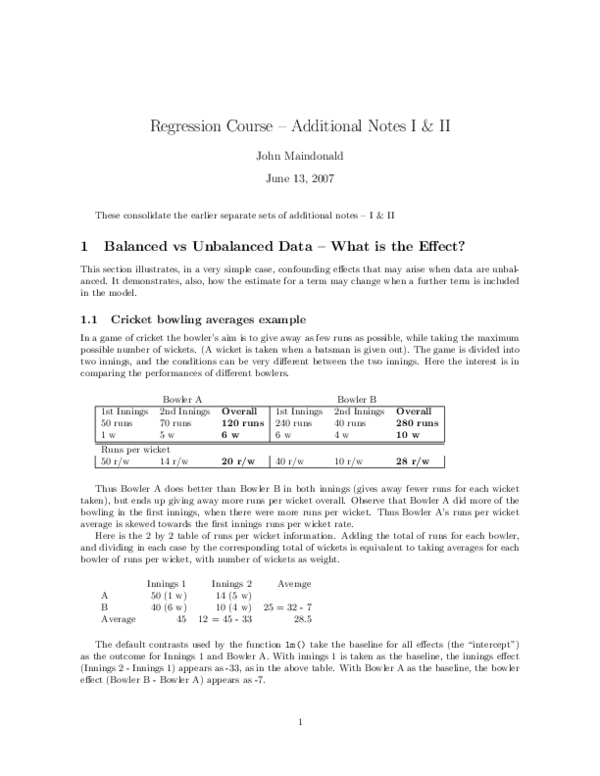 (PDF) 1 Balanced vs Unbalanced Data – What is the Effect?