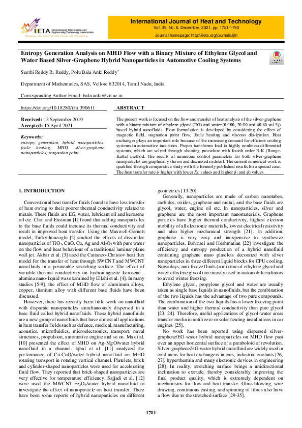 (PDF) MHD Flow Analysis of Hybrid Nanofluids