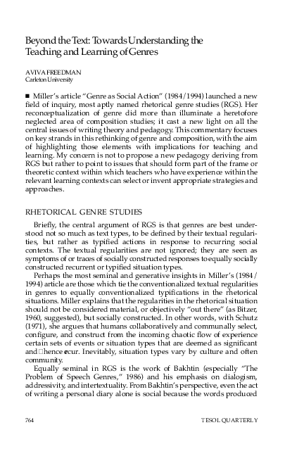 (PDF) Beyond the Text: Towards Understanding the Teaching and Learning ...