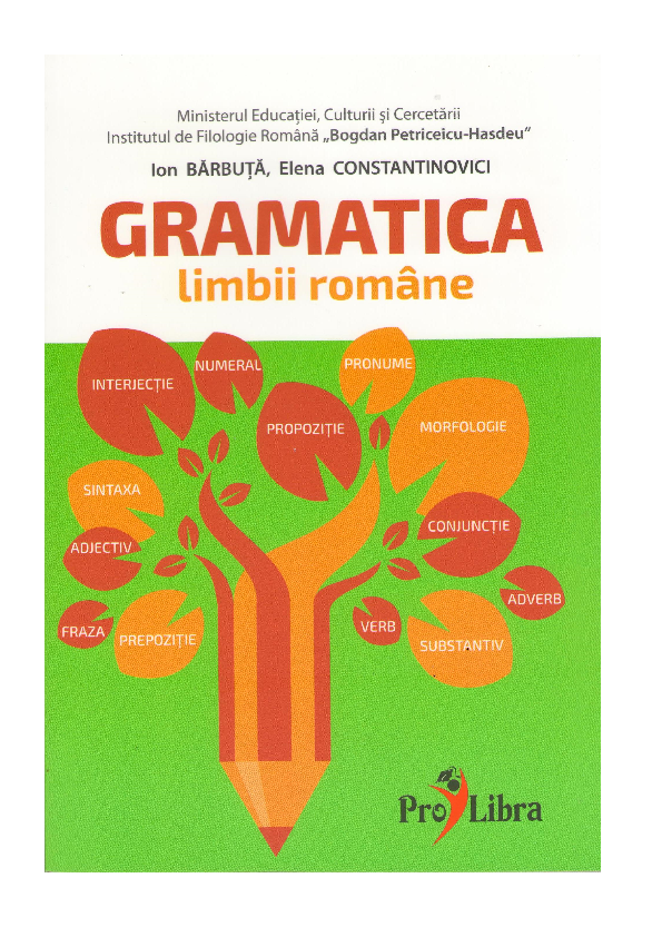 (PDF) Gramatica limbii române