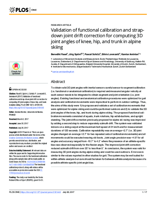 (PDF) Validation of functional calibration and strap-down joint drift correction for computing ...
