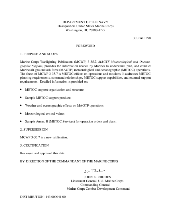 (PDF) Marine Corps Combat Development Command