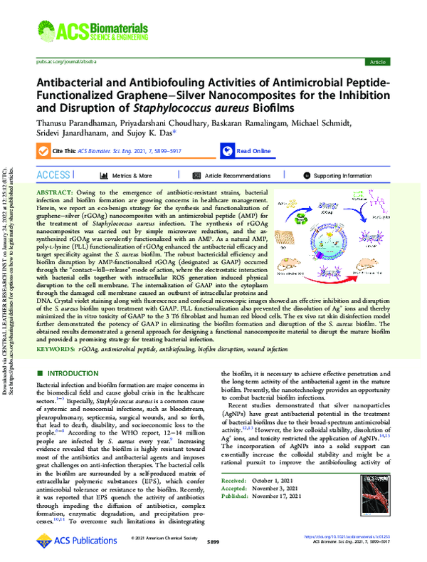 (PDF) Antibacterial and Antibiofouling Activities of Antimicrobial ...