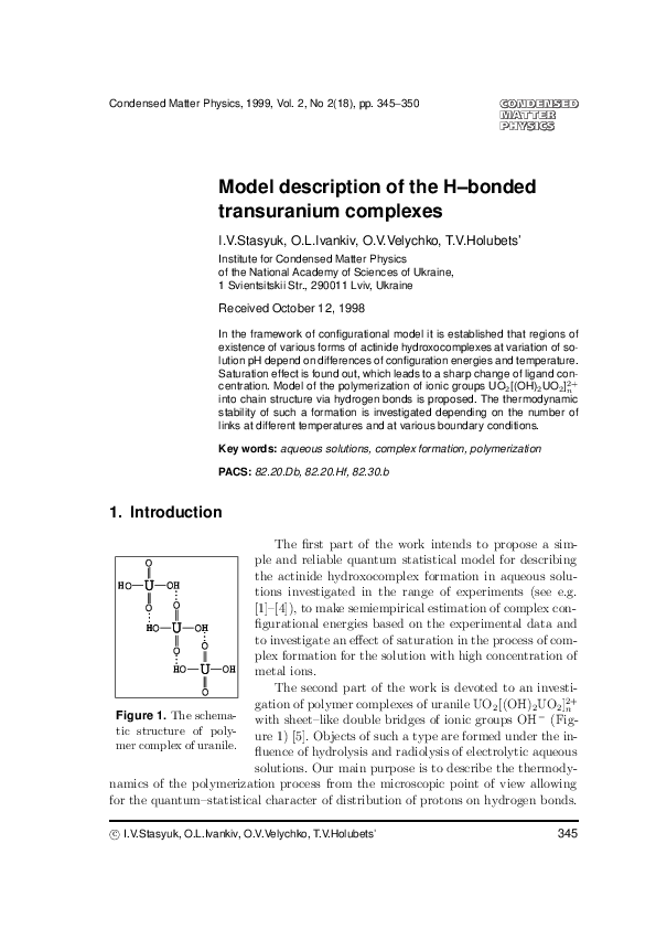 (PDF) The simple quantum-statistical model for the description of metal ...