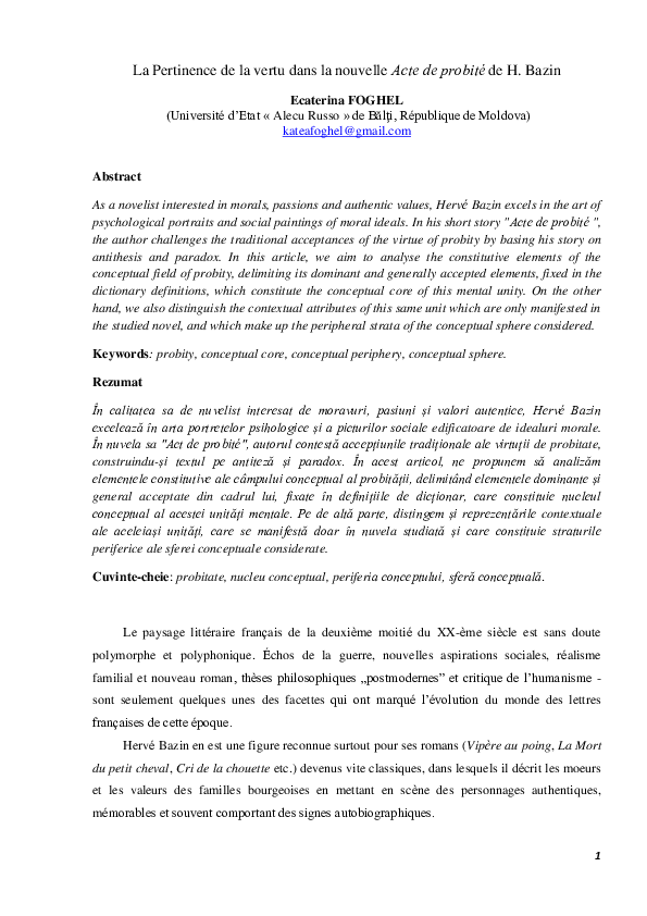 (PDF) Acte de probite