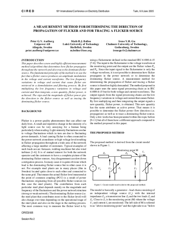 (PDF) Session No 2 A MEASUREMENT METHOD FOR DETERMINING THE DIRECTION ...