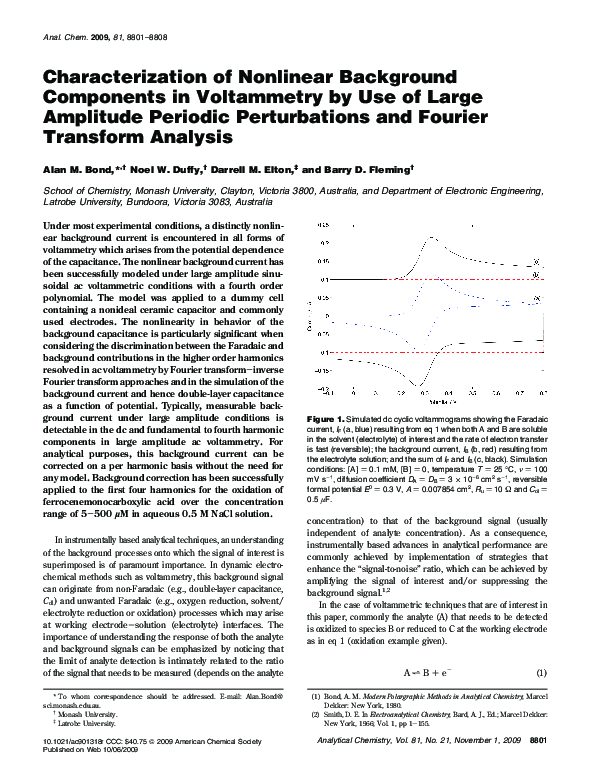 (PDF) Characterization of Nonlinear Background Components in Voltammetry by Use of Large ...