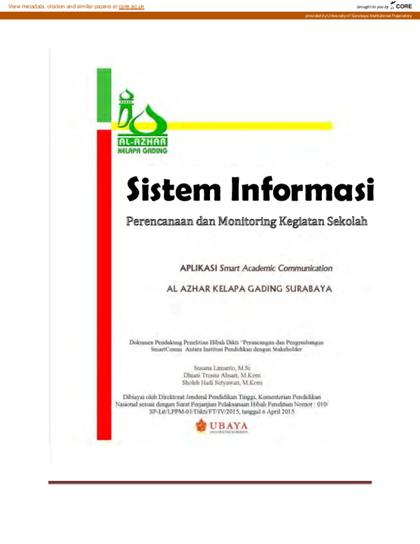 (PDF) Sistem Informasi Perencanaan dan Monitoring Kegiatan Sekolah ...