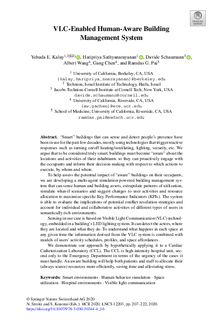(PDF) VLC-Enabled Human-Aware Building Management System