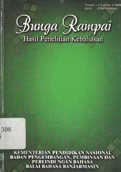 (PDF) Bunga Rampai Hasil Penelitian Kebahasaan