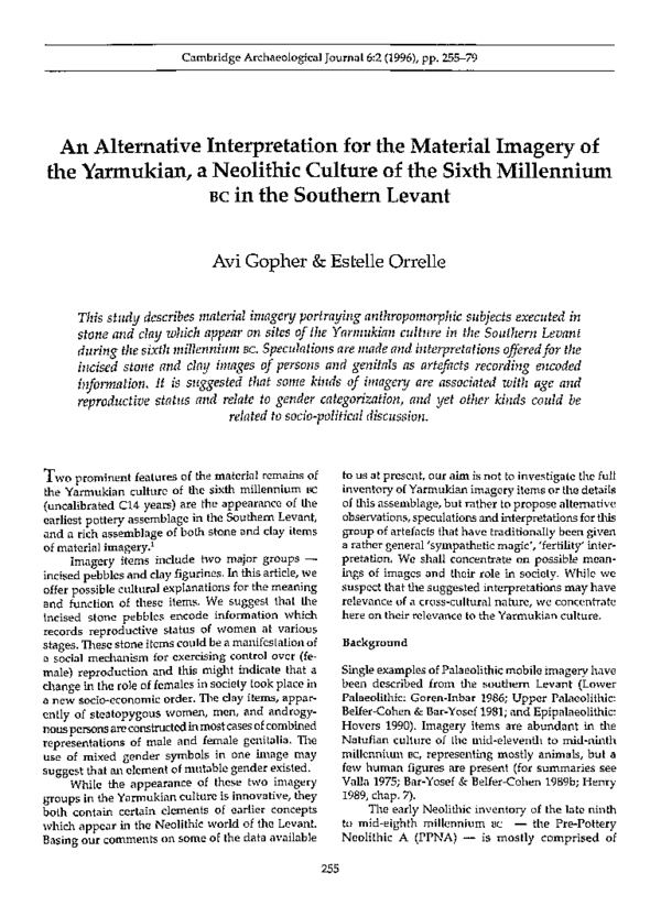 (PDF) An Alternative Interpretation for the Material Imagery of the ...