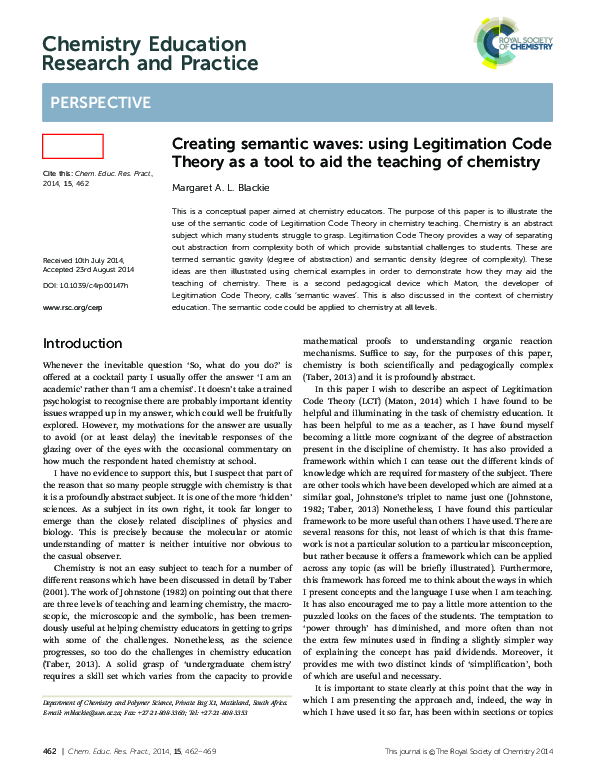 (PDF) Creating semantic waves: using Legitimation Code Theory as a tool ...