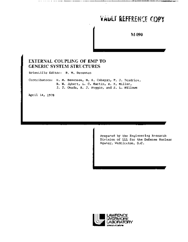 (PDF) EMP Coupling Modules-EXTERNAL COUPLING OF EMP TO GENERIC SYSTEM ...